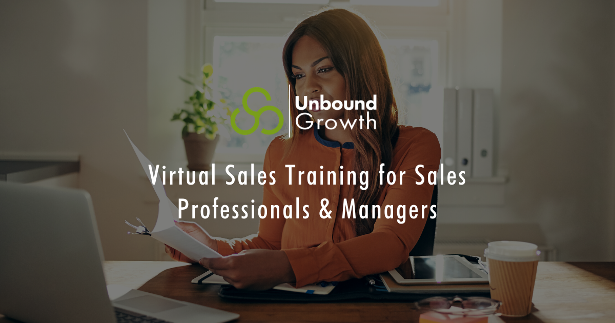 Virtual Sales Training & Coaching for Sales Professionals and Managers